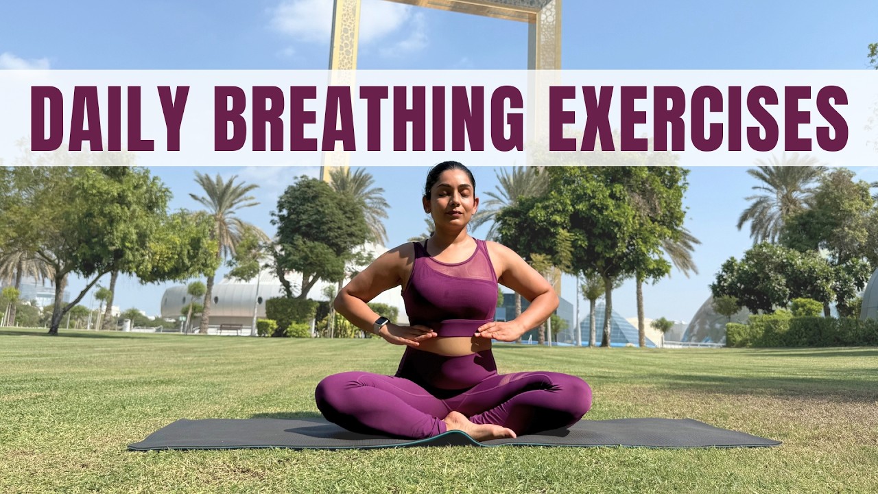 10 Mins Daily Breathing Exercises | 6 Breathing Exercise to Improve ...